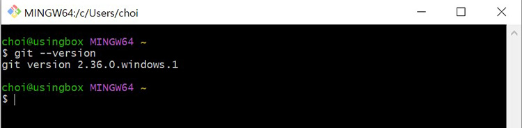 윈도우 Git 설치 - git | UsingU