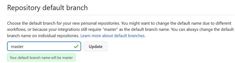 [Github] 기본 브랜치명 변경 (main, master) - git | UsingU