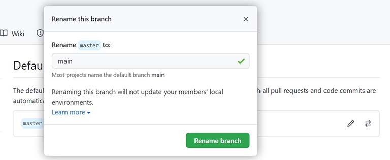 [Github] 기본 브랜치명 변경 (main, master) - git | UsingU